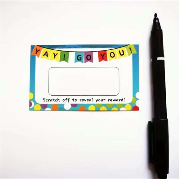 Office | 5 Diy Make Your Own Scratch Off Ticket Prizes | Poshmark